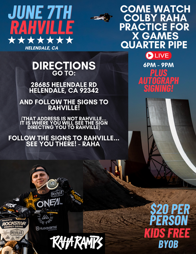 RAHA RAMPS | TAKE YOUR RIDING TO THE TOP